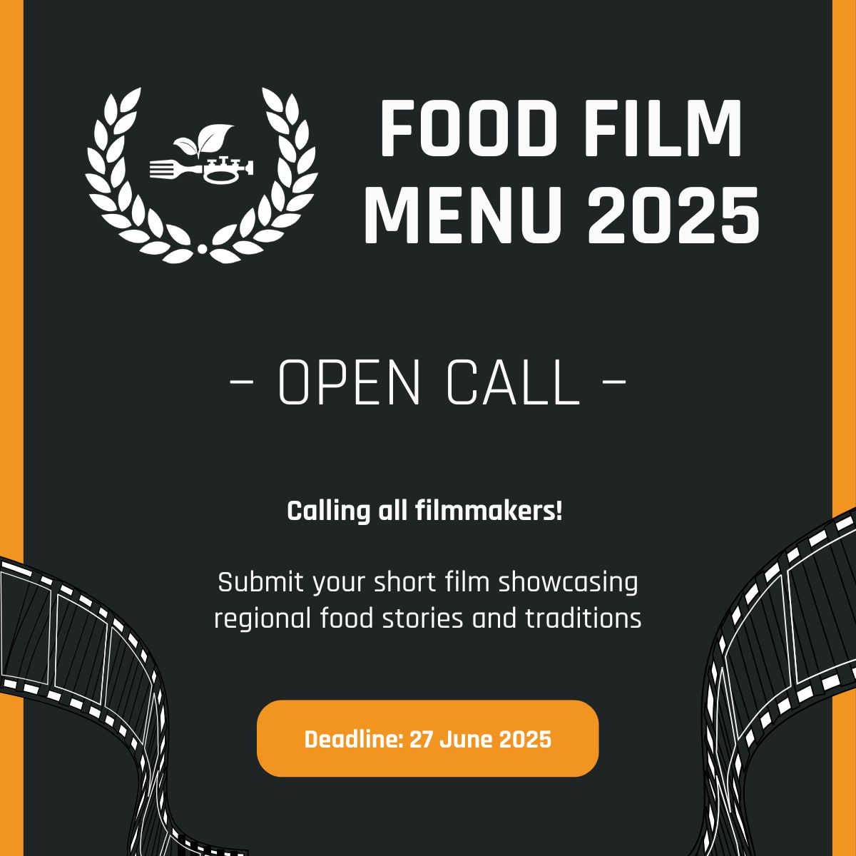 Food Film Menu 2025 Open Call - Future Food Institute